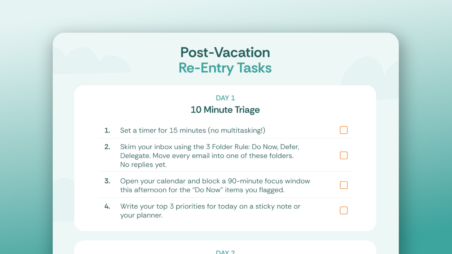 Guide: Post-Vacation Re-Entry | Crosswinds Counseling